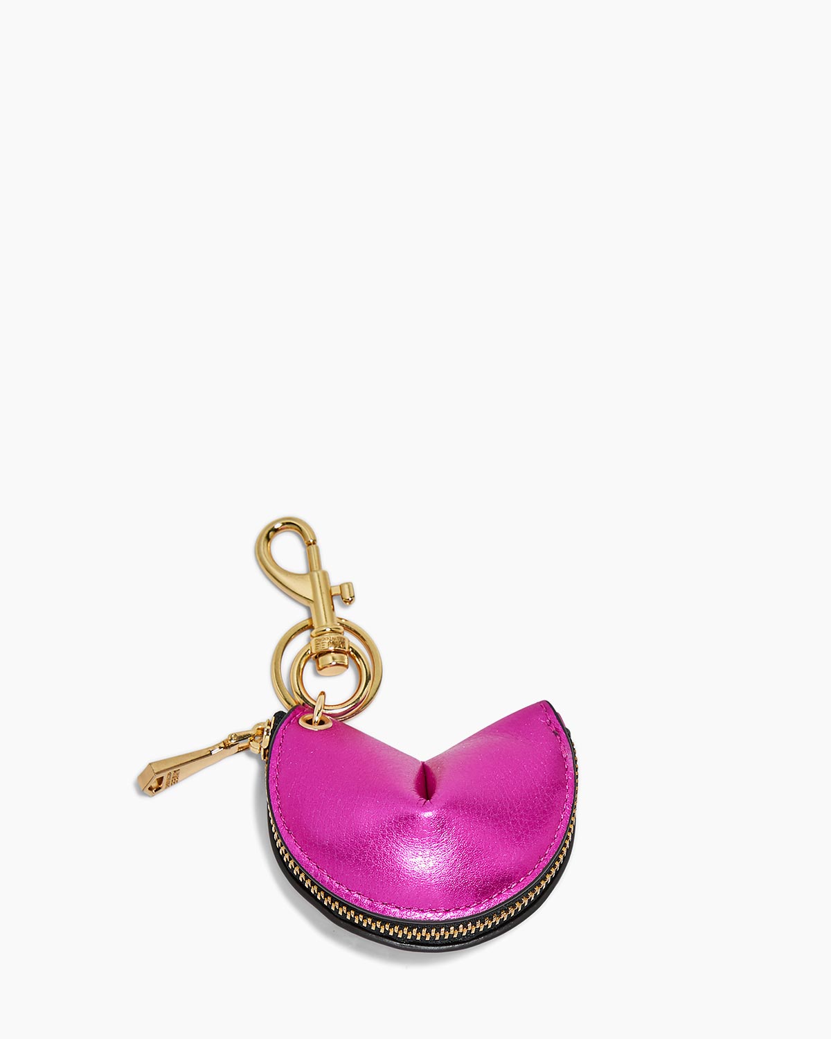 Metallic Fortune Zip Charm Designer Leather Handbag For Women | AIMEE ...