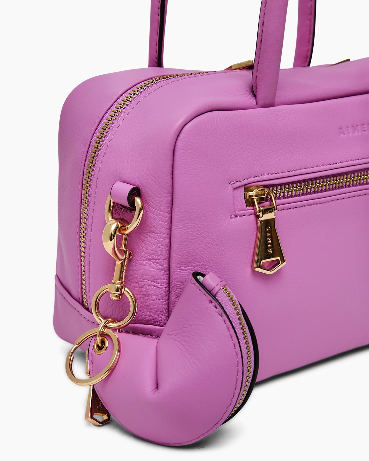 Bloom Fortune Zip Charm Designer Leather Handbag For Women | AIMEE by ...