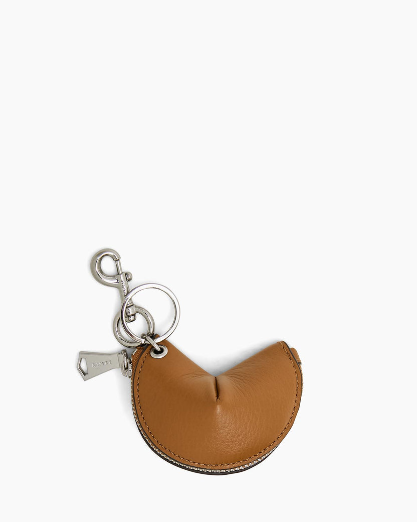 Latte Fortune Zip Charm Designer Leather Handbag For Women | AIMEE by ...
